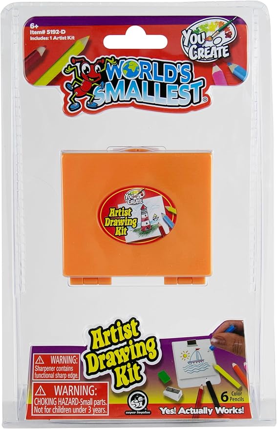 World's Smallest: You Create Artist Drawing Kit – Blickenstaffs Toy Store