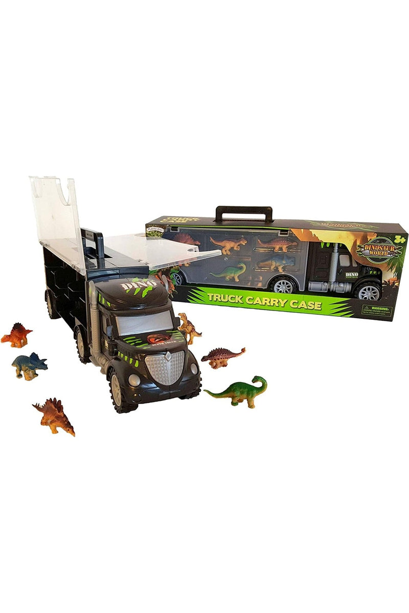 Dinosaur Truck Carrying Case with Dinosaur Figurines – Blickenstaffs ...