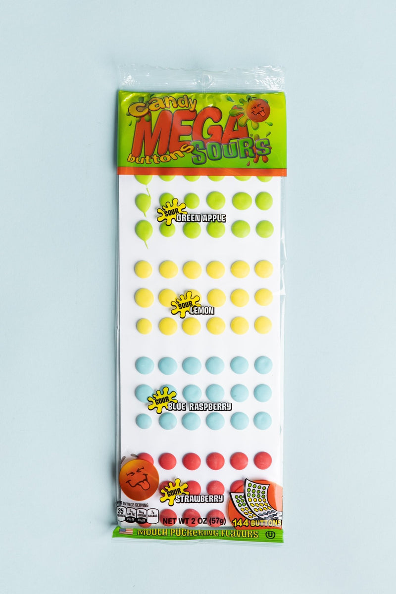 Mega Sour Buttons Jumbo Candy – Blickenstaffs Toy Store